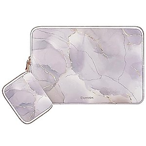 ARVOK 13 13.3 14 inch Laptop Sleeve Case for MacBook Air 13 inch/MacBook Pro 13 inch/MacBook Pro 14 Water-Resistant Notebook Computer/Tablet Cover Case for HP/Dell/Lenovo/Asus/Acer/Samsung with Pouch