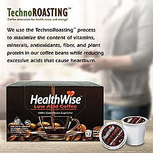 HealthWise Coffee for Keurig K-Cup (Colombian Supremo, 12 Count)