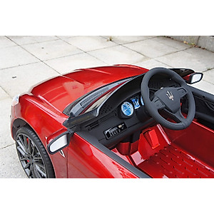 Best Ride on Cars Maserati Ghibli 12V, Red, One Size