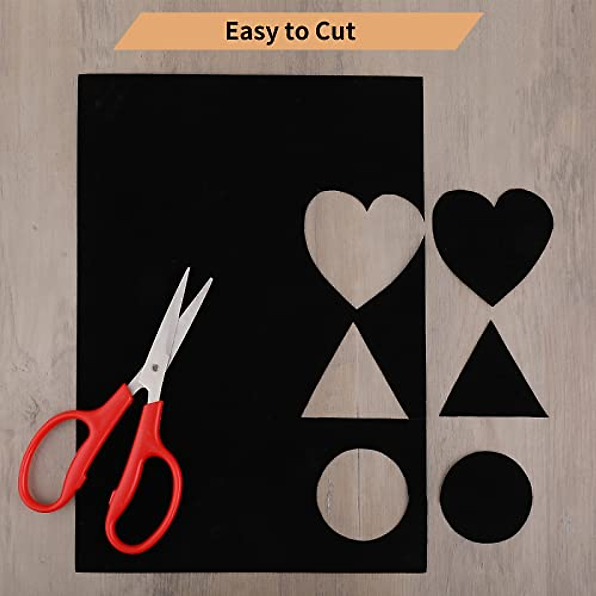 Lusofie 12Sheets Self Adhesive Felt Sheets Sticky Back Felt Fabric for House Adorning for Jewelry Box and Drawer Liner, Art and Craft Making