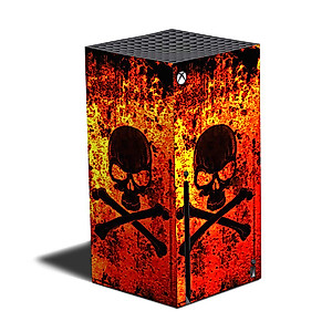 MightySkins Skin Compatible with Xbox Series X - Bio Skull | Protective, Durable, and Unique Vinyl Decal wrap Cover | Easy to Apply, Remove, and Change Styles | Made in The USA (MIXBSERX-Bio Skull)