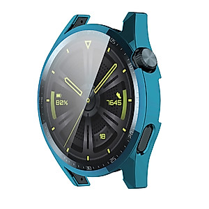 Screen Protector Cases Compatible with Huawei Watch GT3 Soft TPU Case Smartwatch Accessories TenCloud Covers Scratched Resistant Full Protective Cover for Watch GT 3 (46mm, 6Colors)