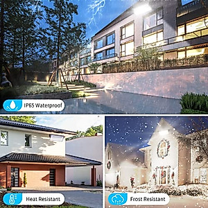 Ankishi 100W Led Flood Light Outdoor 10000LM Bright Security Work Light IP65 Waterproof Flood Lighting 6500K Daylight White Floodlight Fixtures for Yard Garden Patio Basketball Court Stadium Garage