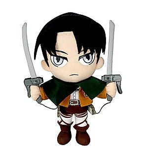 Great Eastern Attack on Titan 9" Levi Ackerman Plush,Brown/a,6"L x 3"W x 9"H