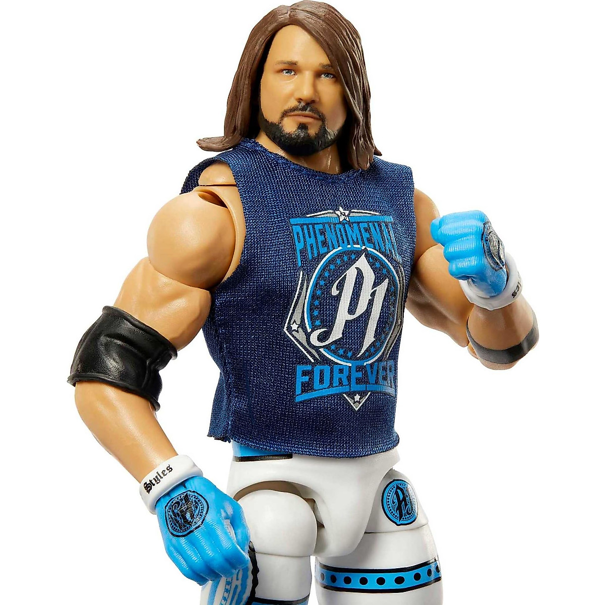 Mattel WWE AJ Styles Ultimate Edition Action Figure with Interchangeable Accessories, Articulation & Life-Like Detail, 6-inch