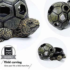 Monsiter QE Turtle Ashtrays for Cigarettes Cute Ash Tray for Home and Outdoor