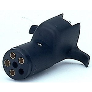 Reese Towpower 74605 6-Way Round Terminal to 4-Way Flat Adapter