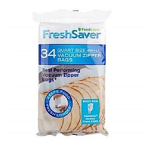 FoodSaver FreshSaver Quart-sized Vacuum Zipper Bags 34ct
