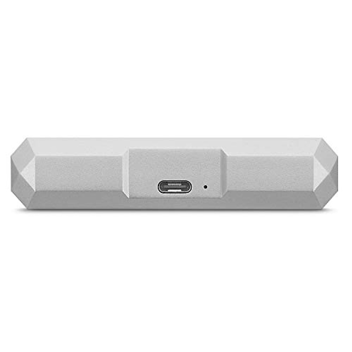 LaCie Mobile Drive, 2 TB , External Hard Drive HDD – Moon Silver, USB-C USB 3.0, With Rescue Services (STHG2000400)