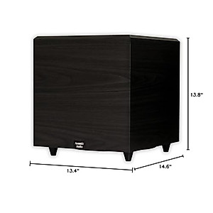 Acoustic Audio PSW-12 500 Watt 12-Inch Down Firing Powered Subwoofer (Black)