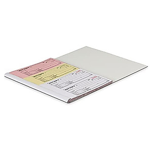 Amazon Basics Money and Rent Receipt Book, 3-Part Carbonless, 100 Sets per Book