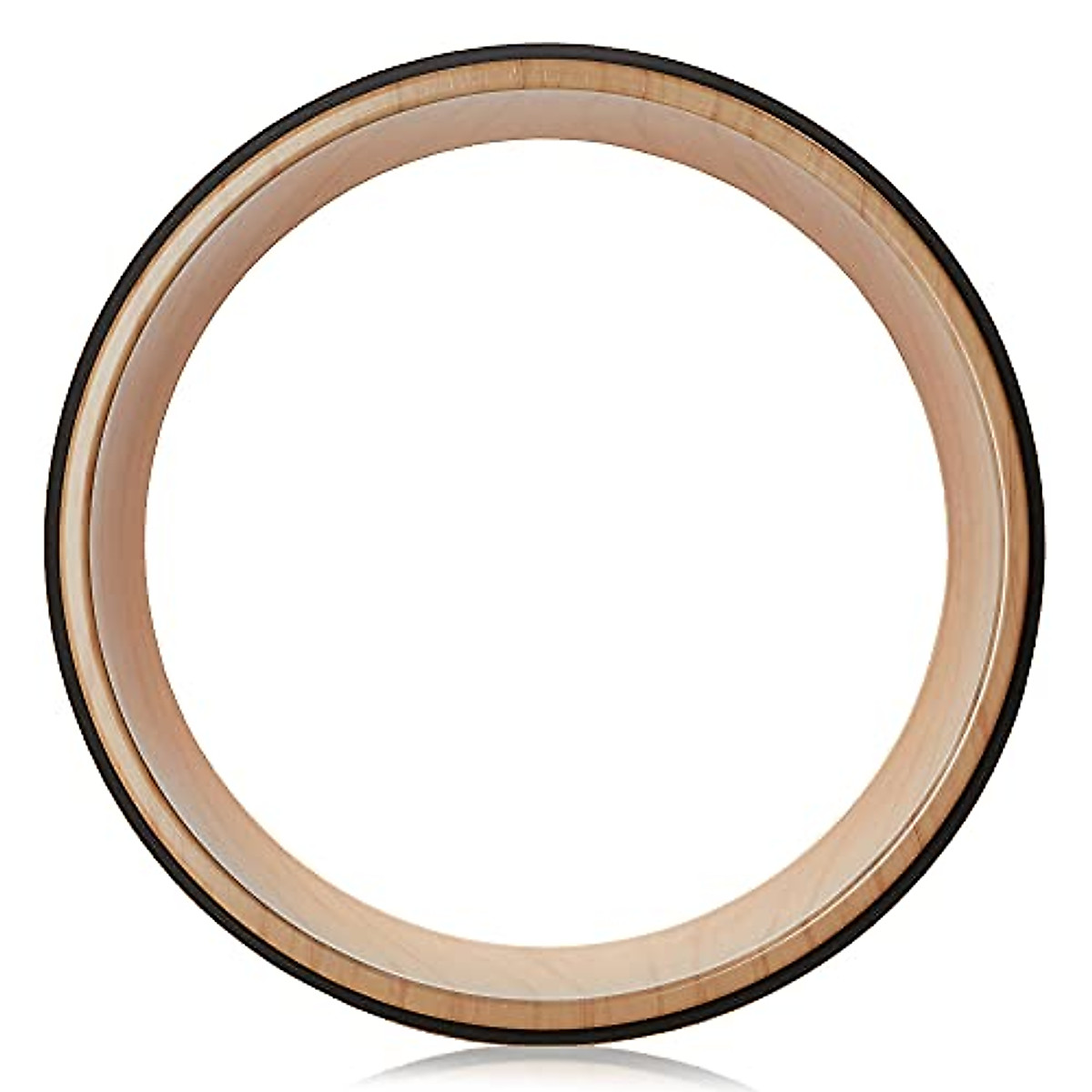 Philosophy Gym 13-inch Professional Yoga Wheel Roller - Cork/Wood Grain