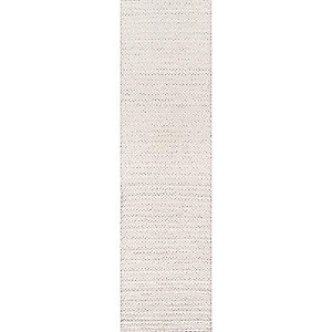 Momeni Andes Wool and Viscose Area Rug 3' X 5' Ivory