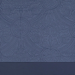 Vue Bensonhurst Modern Farmhouse Medallion Quilt Bedding Bedspread, Full, Ivory