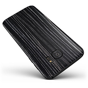Design Skinz Design Skinz Black Wood Texture Full-Body Wrap Decal Skin-Kit for The Galaxy S8