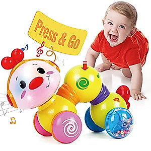 Baby Toys 6 to 12 Months - Musical, Sounds, Light up, Press & Go Baby Toys for 1 Year Old - Motor Skills Cause and Effect Toys for Babies 6-12 Months - 6 7 8 9 Month Old Baby & Toddler Toys Age 1-2