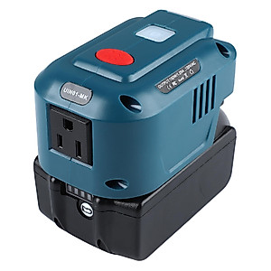 EID Portable Power Inverter for Makita 18V Battery,150W Power Station AC Outlet with Dual USB, DC 18V to AC 120V Inverter Generator/Power Supply Charger for Camping Travel RVs Home Use