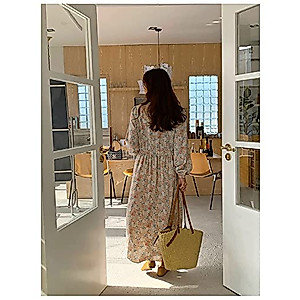 Handwoven Rattan vintage purse Bag Hollow Out Straw Beach Bag Handbag Beach Sea tote Basket Straw vacation Bag (brown)