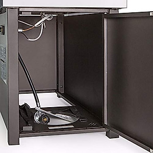 Barton Outdoor Propane Gas Fire Pit Patio Garden Flame w/Firepit Heater Weather Cover, ANSI Certificated 50,000BTU