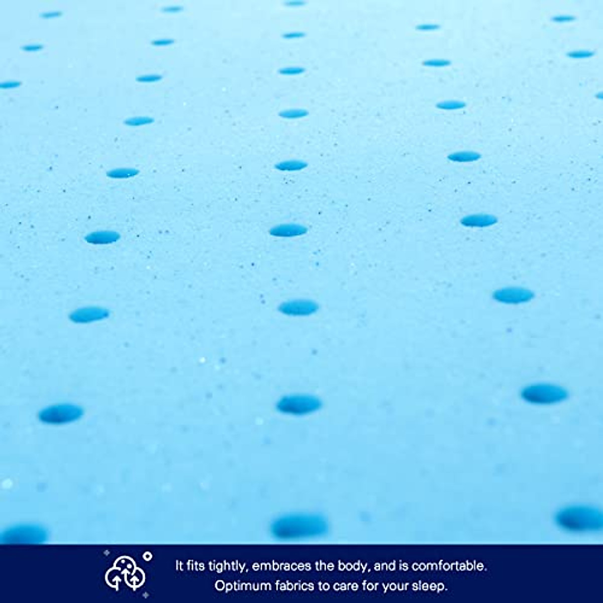 subrtex 3 Inch Twin XL Mattress Topper, Gel-Infused Memory Foam Cooling Bed Topper, Ventilated Design for Pressure Relieving, CertiPUR-US Certified (3 Inch, Twin XL)