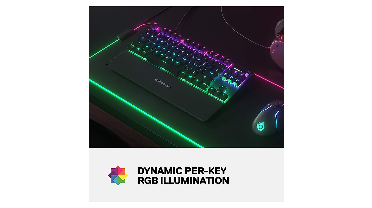 SteelSeries APEX 7 Mechanical Keyboard: Renewed Blue Switch