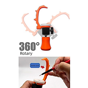 ANSAI Handheld Painting Stabilizer For hobbyists Modeling Tools Military Scale Models Miniature Model Figure, Painting Paint Tray 5cm (Red)