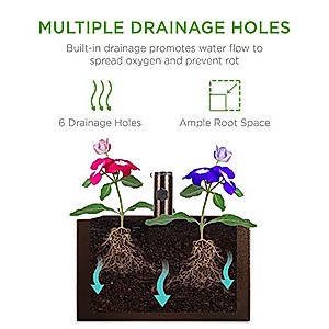 Best Choice Products 150lb Capacity Portable Steel Umbrella Base Stand for Outdoor, Patio, Garden, Market w/Fillable Planter, Drainage, 2 Adjustment Knobs, Handle, Wheels