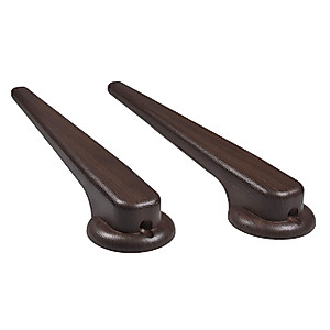 NAK Recliner Replacement Parts Lever Style Handle fits Many Manufacturer Brands Including Flexsteel, Chair Release Handle for Sofa, Couch or Recliner (Walnut Wooden, 2)