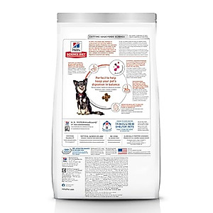 Hill's Science Diet Perfect Digestion, Adult 1-6, Digestive Support, Small Kibble, Dry Dog Food, Chicken, Brown Rice, & Whole Oats, 12 lb Bag