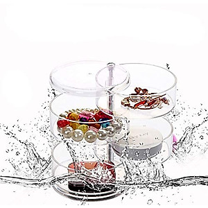 Stackable Storage Jewellery Trays Hair Accessory Containers Simple Houseware Organizer 4 Layers 7.14in