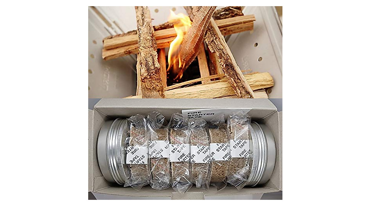 Jute Fire Starter Tapes for Outdoor Cooking & Camping | Sparkpia