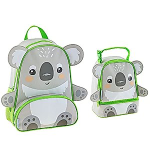 Stephen Joseph Koala Backpack and Lunch Box for Kids
