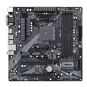 ASROCK B450M PRO4 R2.0 Socket AM4/ AMD B450/ DDR4/ SATA3&USB3.2/ M.2/ Micro ATX Motherboard