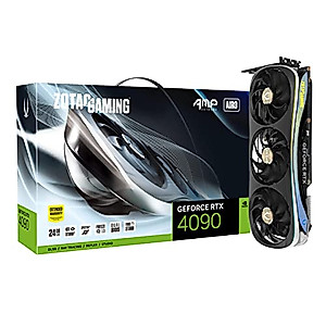 ZOTAC Gaming GeForce RTX 4090 AMP Extreme AIRO 24GB GDDR6X 384-bit 21 Gbps PCIE 4.0 Graphics Card, IceStorm 3.0 Advanced Cooling, Spectra 2.0 RGB Lighting, ZT-D40900B-10P