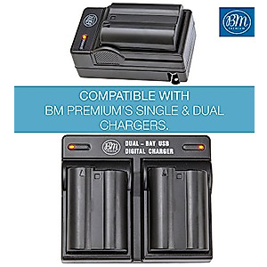 BM Premium EN-EL15C High Capacity Battery for Nikon Z5, Z6, Z6 II, Z7, Z7II D780, D850, D7500, 1 V1, D500, D600, D610, D750, D800, D800E, D810, D810A, D7000, D7100, D7200 Digital Cameras