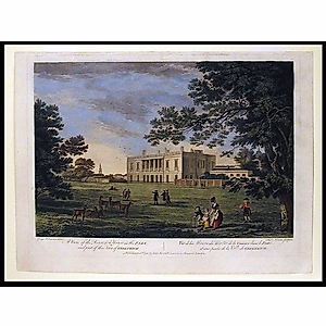 A View of the Ranger's House in the Park, and Part of the Town of Greenwich