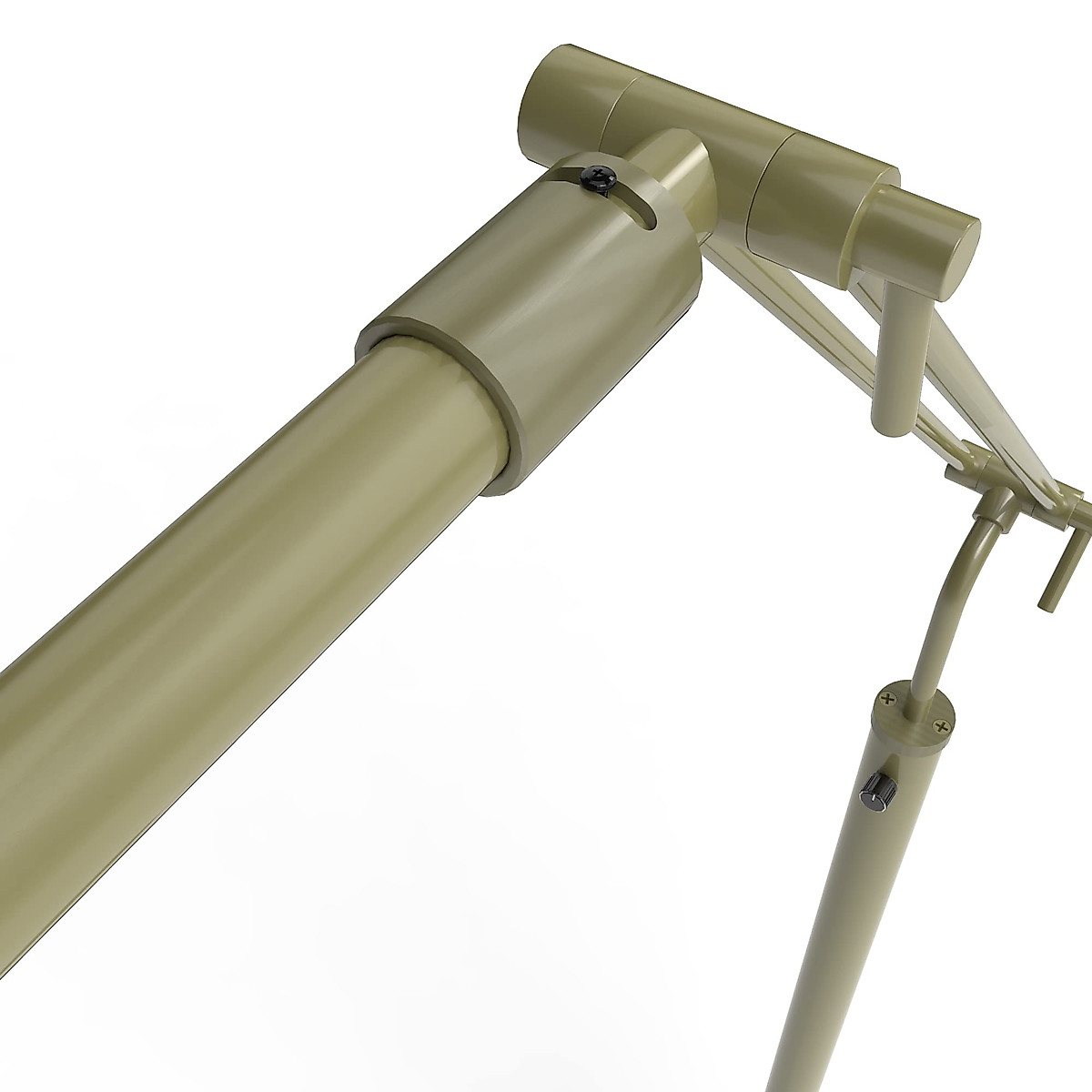 Cocoweb High Powered, dimmable, LED Floor Lamp - Fled-GPS (Antique Brass)