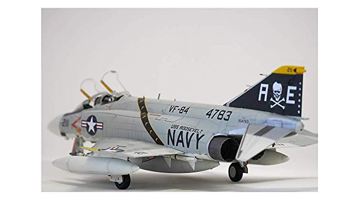 1/48 USN F-4J Phantom II Jolly Rogers Model Kit - Authentic Details
