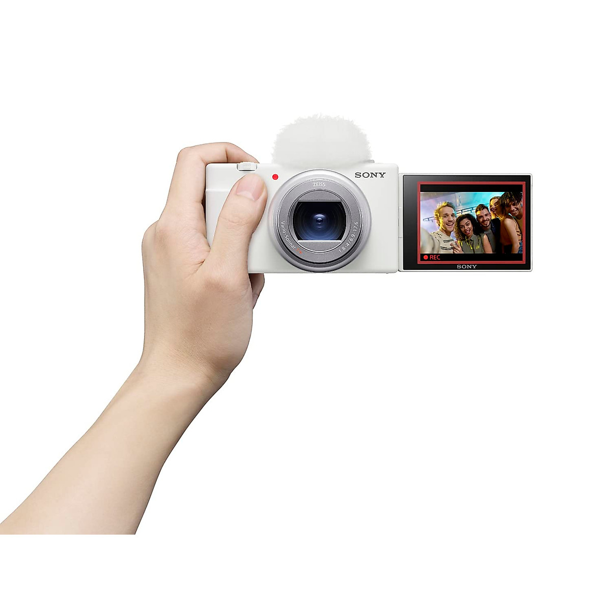 Sony ZV-1 II Vlog Camera for Content Creators and Vloggers (White)
