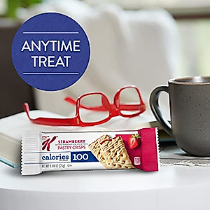 Special K Pastry Crisps, Breakfast Bars, 100 Calorie Snacks, Strawberry (8 Boxes, 96 Crisps)