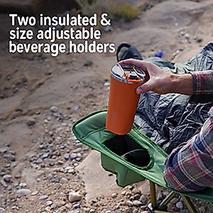 Kelty Loveseat Camping Chair, Canyon Brown/Belluga – Folding Double Camp Chair for Festivals, Camping and Beach Days - Updated 2019 Model …