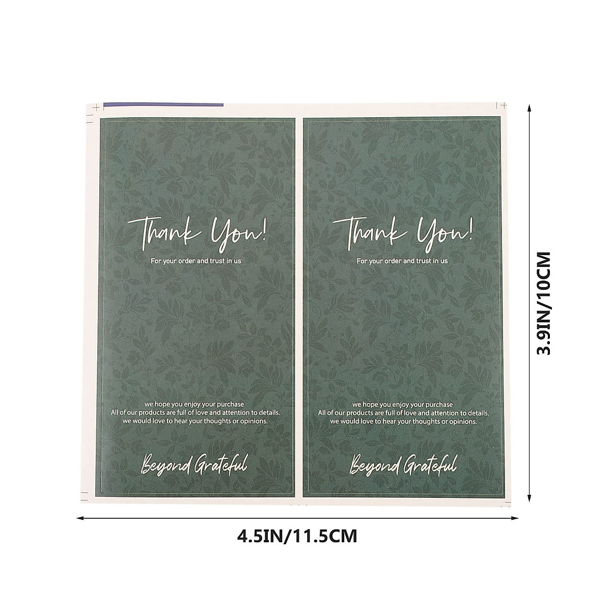 100pcs Box Sticker Decorative Rectangular Labels Decorative Labels Wedding Packing Accessory Handmade Adhesive Labels Accessories Coated Paper