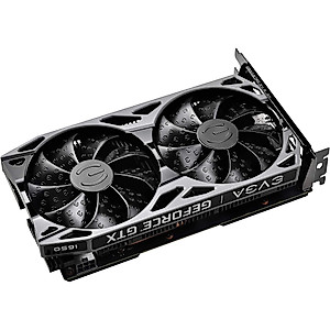 EVGA GeForce GTX 1650 SC Ultra Gaming GDDR6, 04G-P4-1257-KR, 4GB GDDR6, Dual Fan, Metal Backplate