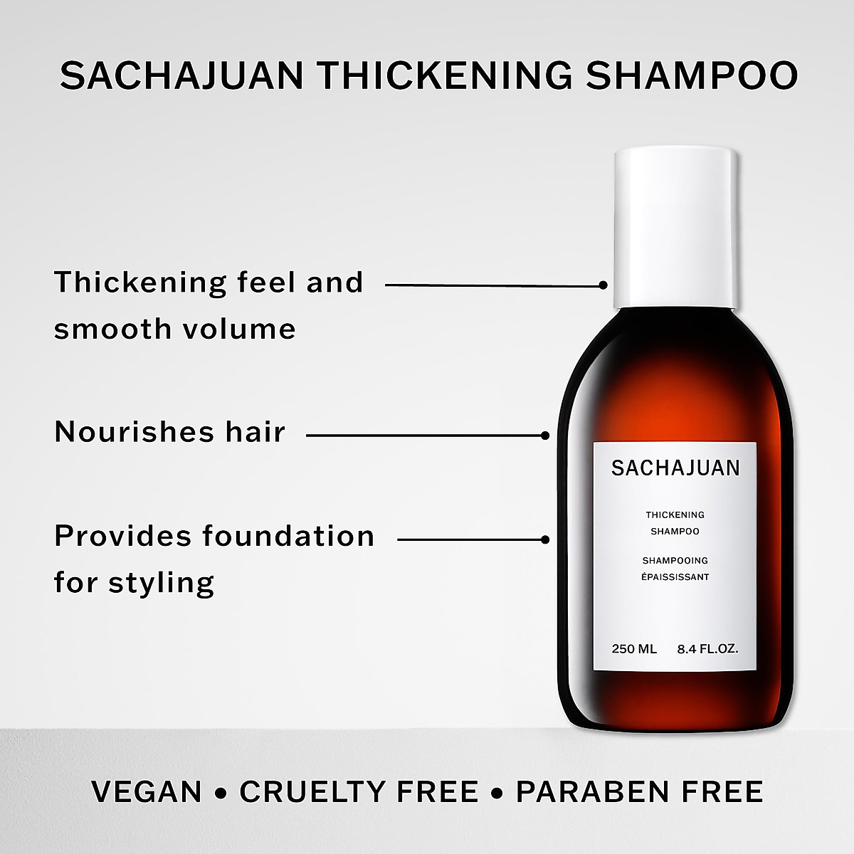 SachaJuan Thickening Shampoo 250 ml / 8.4 oz
