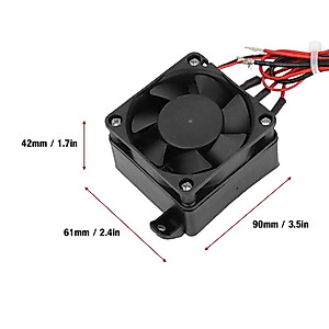 110V Mini Air Heated Constant Temperature Insulation Thermistor Heater with Fan,Constant Temperature Small Space Heating Fan for Constant Temperature Heating Appliances(Two Hundred
