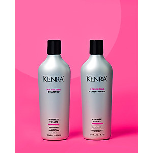 Kenra Volumizing Shampoo | Maximize Volume | Creates Body, Bounce & Fullness | Increases Volume By 30% | Extends Lift From Stylers By Up To 155% | Fine To Medium Hair | 10.1 fl. Oz