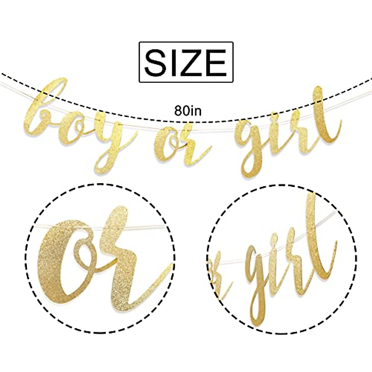 Boy or Girl Banner - Gender Reveal Decorations Banner, Boy or Girl Sign,baby Shower Banner for Boy/girl, Baby Girl Shower,oh Baby Banner,girl Baby Shower,it’s a Girl Banner