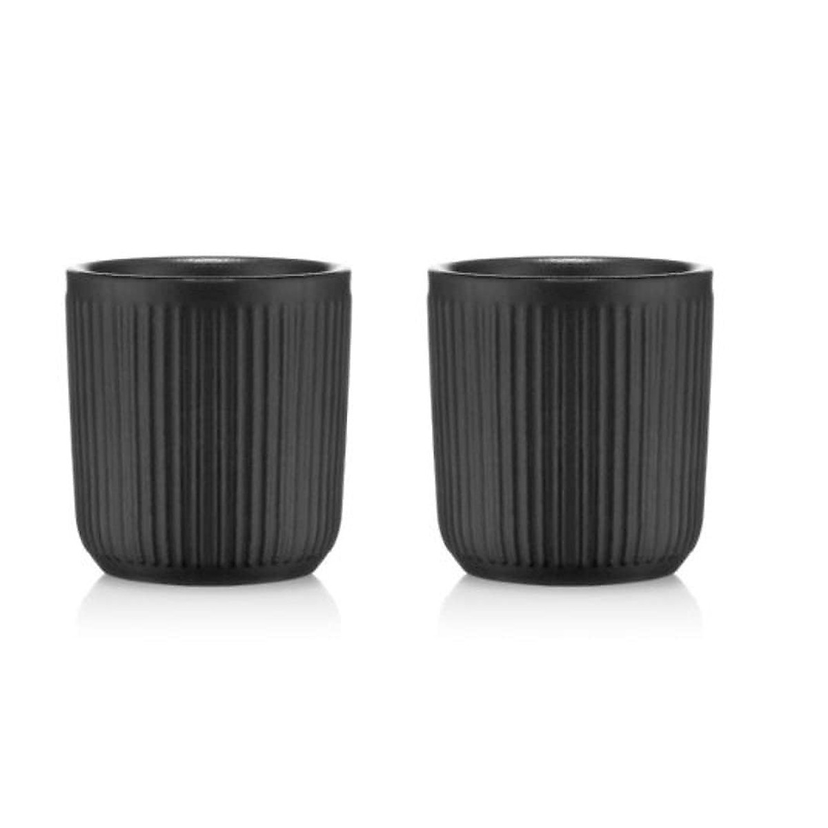 BODUM DOURO 2 pcs set DW Mug, 0.1 l, black matte, porcelain