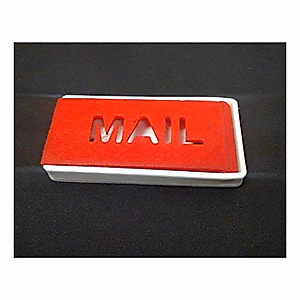 Mailbox Flag, Front Mount, Great on Brick/Stone Mailbox, Stylish Replacement