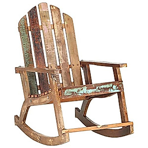 SKM Garden Rocking Chair Solid Reclaimed Wood